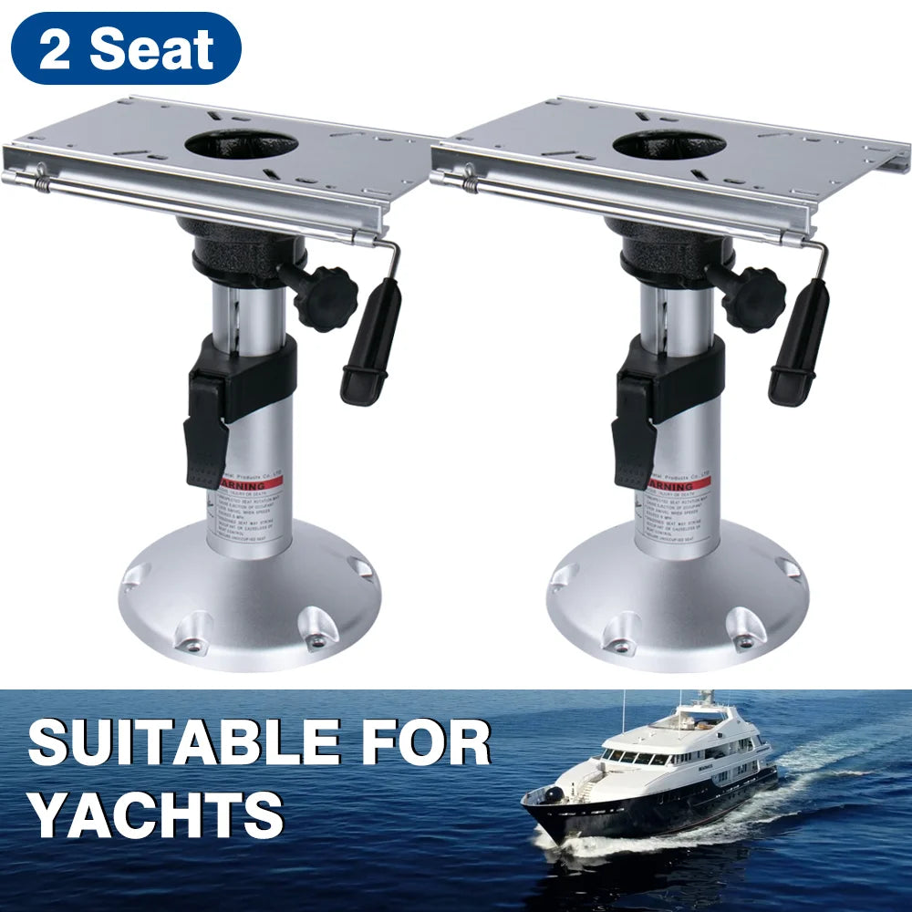 Boat Seat Pedestal with Slide 13-18“, Universal Adjustable Boat Mount ...